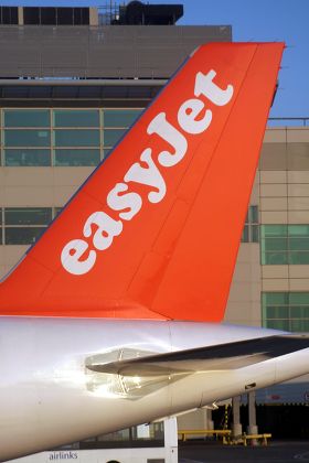 Easyjet Logo On Tail Aircraft Editorial Stock Photo - Stock Image ...