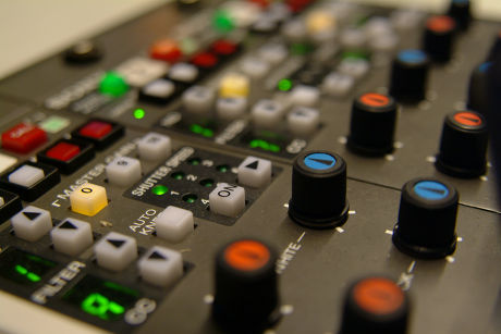Tv Control Room Tv Studio Germany Editorial Stock Photo - Stock Image ...