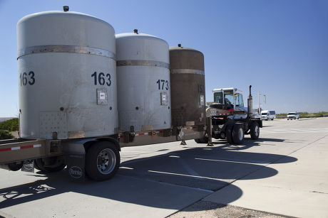 Trupact Shipping Containers Used Transport Radioactive Editorial Stock ...