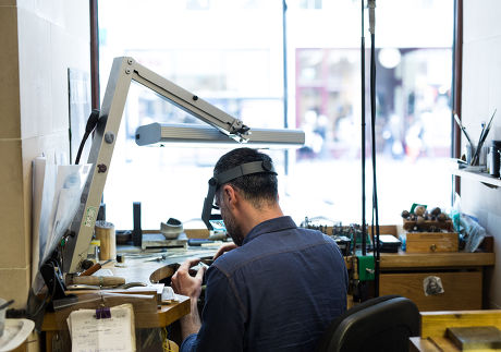 Skilled Craftsman Work Workshop Editorial Stock Photo - Stock Image ...