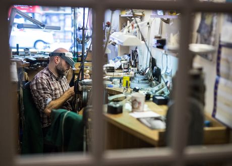 Skilled Craftsman Work Workshop Editorial Stock Photo - Stock Image ...
