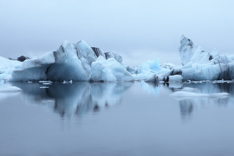 Icebergs Flow On Jokulserlon Glacial Lake Editorial Stock Photo - Stock ...
