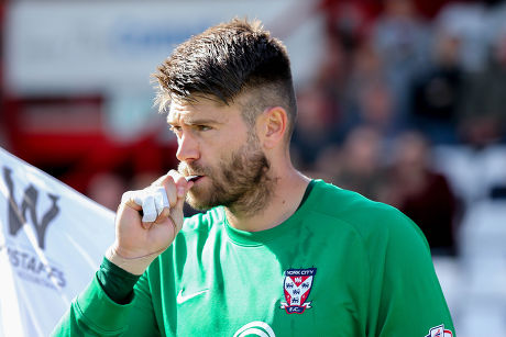 York City Goalkeeper Scott Flinders During Editorial Stock Photo ...