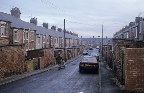 Miners Terraces Murton Colliery County Durham Editorial Stock Photo ...