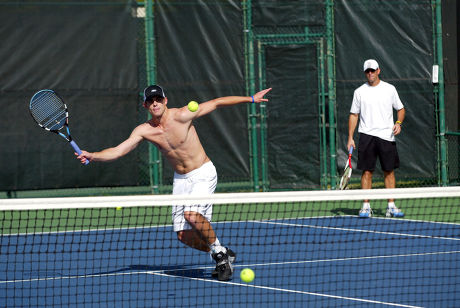 Tennis Player Andy Roddick During His Editorial Stock Photo - Stock ...