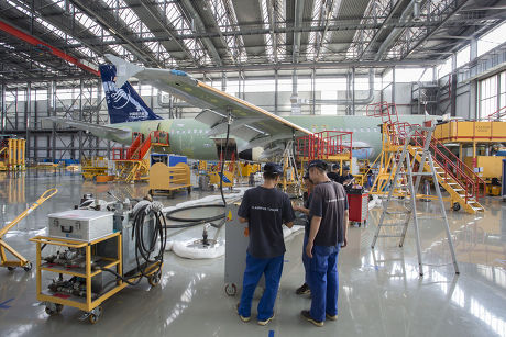 Airbus Final Assembly Line Tianjin Editorial Stock Photo - Stock Image ...