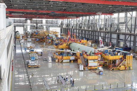 Airbus Final Assembly Line Tianjin Editorial Stock Photo - Stock Image ...