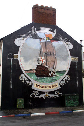 Protestant Murals Waterside Londonderry Northern Ireland Editorial ...