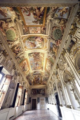 Carracci Gallery Frescoes Editorial Stock Photo - Stock Image ...