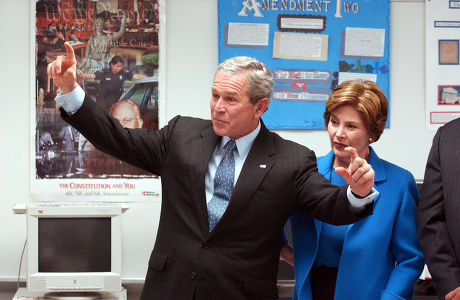George W Bush First Lady Laura Editorial Stock Photo - Stock Image ...