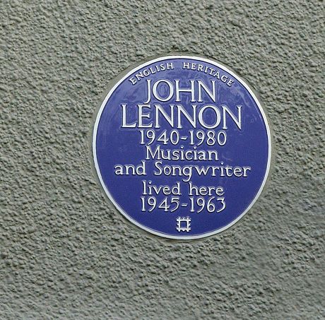 Blue Plaque Commemorating Childhood Home John Editorial Stock Photo ...