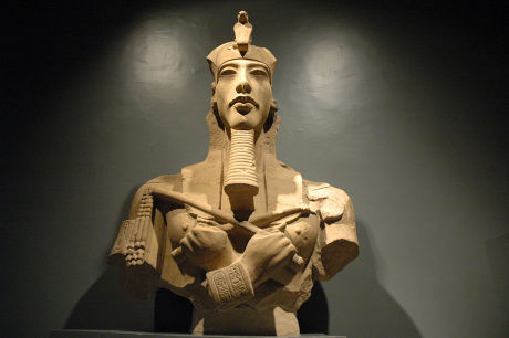 Luxor Museum Statue Heretic King Akhenaten Editorial Stock Photo ...