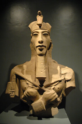 Luxor Museum Statue Heretic King Akhenaten Editorial Stock Photo ...