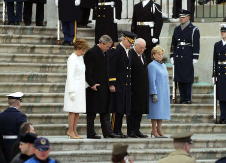 PRESIDENT GEORGE W BUSH INAUGURATION CEREMONY, WASHINGTON DC, AMERICA ...