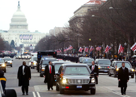 PRESIDENT GEORGE W BUSH INAUGURATION CEREMONY, WASHINGTON DC, AMERICA ...