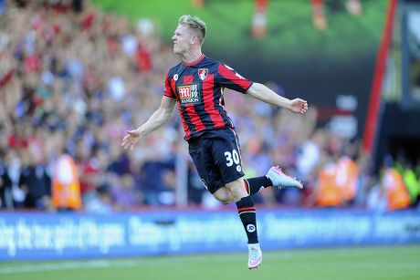 Matt Ritchie Afc Bournemouth Celebrates Scoring Editorial Stock Photo ...
