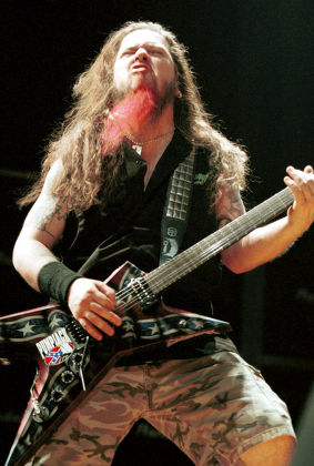 Former Pantera Damageplan Guitarist Dimebag Darrell Editorial Stock ...