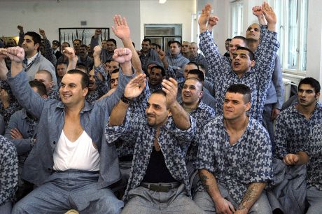 Arm Wrestling Competition Organised Prisoners Allampuszta Editorial ...