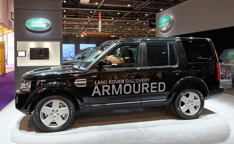 Land Rover Display Their New Armoured Editorial Stock Photo - Stock ...