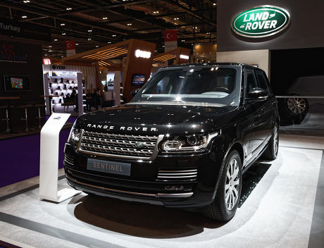 Land Rover Display Their New Armoured Editorial Stock Photo - Stock ...