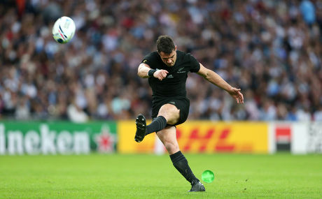 Daniel Carter New Zealand Conversion Editorial Stock Photo - Stock ...