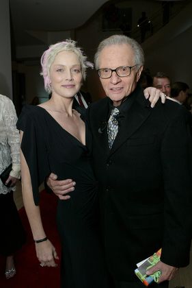 Sharon Stone Larry King Editorial Stock Photo - Stock Image | Shutterstock
