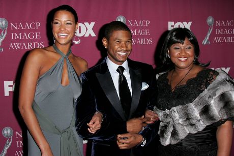 Usher Eishia Brightwell L Mother Jonnetta Editorial Stock Photo - Stock ...