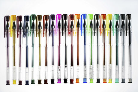 Coloured Ball Pens Editorial Stock Photo - Stock Image | Shutterstock