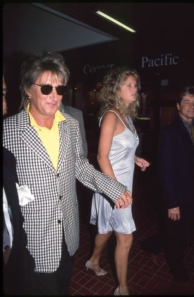 Rod Stewart Rachel Hunter Editorial Stock Photo - Stock Image ...
