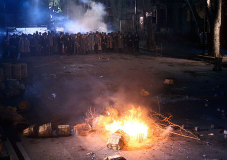 Rioting Scene Free Frenchman Editorial Stock Photo - Stock Image ...