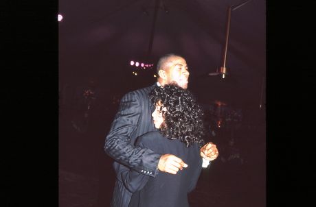 Earvin Magic Johnson Wife Earleatha Cookie Editorial Stock Photo ...