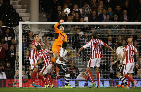 Shay Given Goal Keeper Stoke Punches Editorial Stock Photo - Stock ...