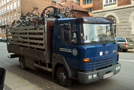 Police Lorry Bicycles Editorial Stock Photo - Stock Image | Shutterstock