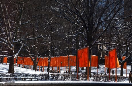 __COUNT__ JEANNE CLAUDE AND CHRISTO 'THE GATES' ART PROJECT, CENTRAL ...