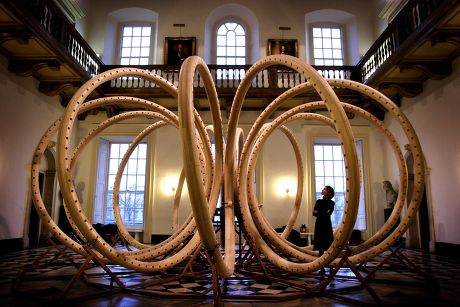 Continuum By Artist Conrad Shawcross Queens Editorial Stock Photo ...