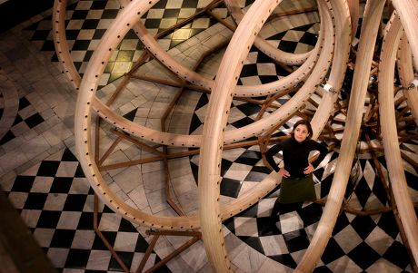 Continuum By Artist Conrad Shawcross Queens Editorial Stock Photo ...
