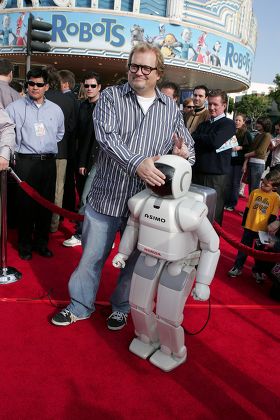 Drew Carey Hondas Asimo Robot Editorial Stock Photo - Stock Image ...