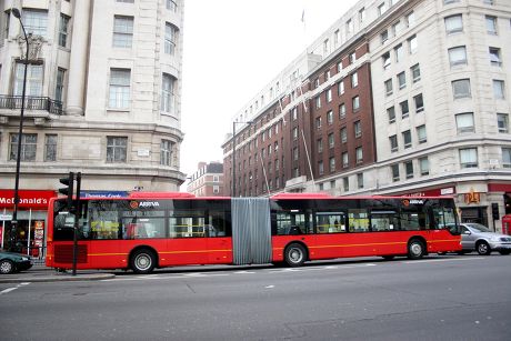 Red London Bendy Bus Editorial Stock Photo - Stock Image | Shutterstock