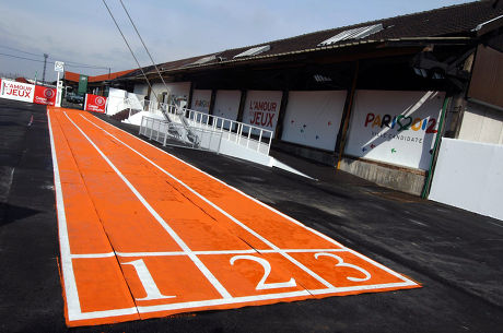 Fun Race Track Batignolles Proposed Site Editorial Stock Photo - Stock ...