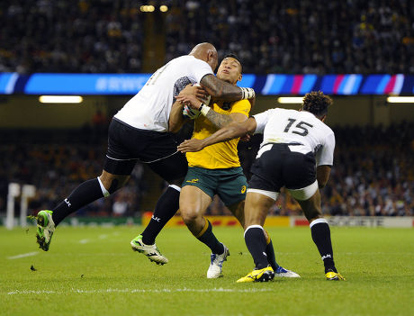 Fiji Winger Nemani Nadolo Catches Australia Editorial Stock Photo ...