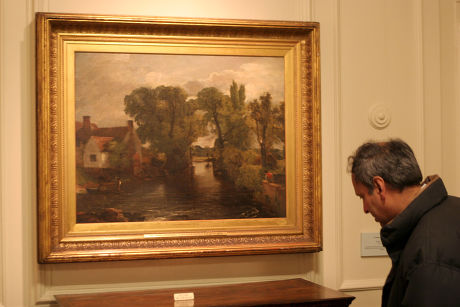 Mill Stream Painting By Constable Christchurch Editorial Stock Photo ...