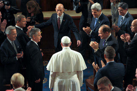 Pope Francis Addresses Joint Meeting Congress Editorial Stock Photo ...