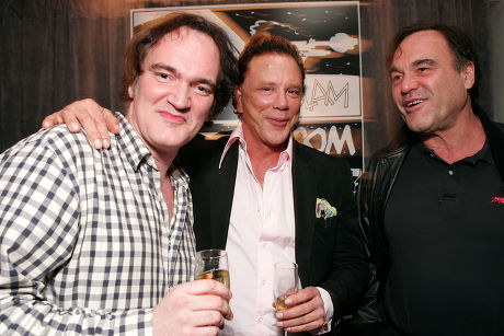 Quentin Tarantino Mickey Rourke Oliver Stone Editorial Stock Photo ...