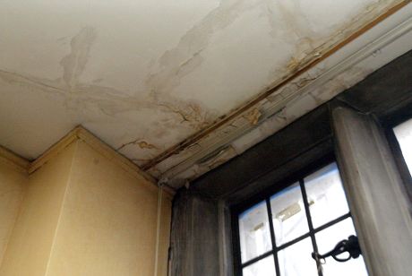 Ceiling Damage Dr Burton Sultan Has Editorial Stock Photo - Stock Image ...