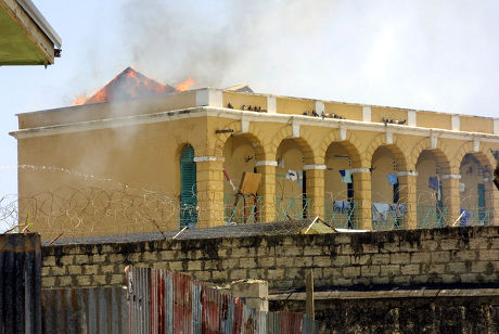 Blaze Coming Prison Building One Inmate Editorial Stock Photo - Stock ...