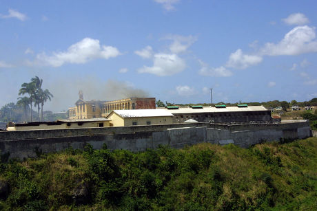 Smoke Pours Out One Prison Buildings Editorial Stock Photo - Stock ...