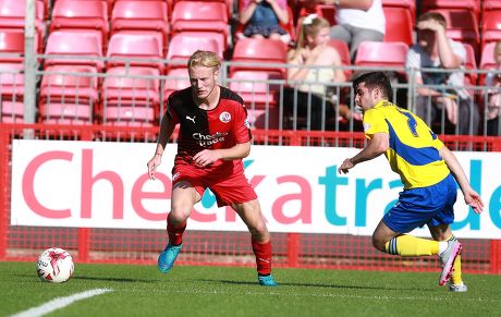 Crawley Town Defender Christian Scales On Editorial Stock Photo - Stock ...