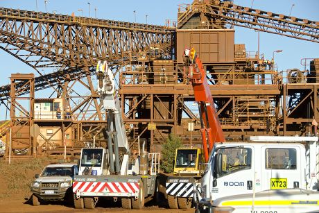 Ore Handling Plant Which Crushes Mixes Editorial Stock Photo - Stock ...