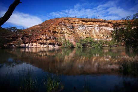 Ellendale Pool On Greenough River Rocky Editorial Stock Photo - Stock ...