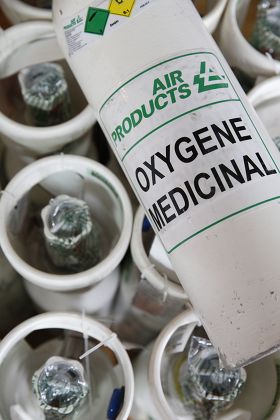 Medical Oxygen Bottles Editorial Stock Photo - Stock Image | Shutterstock
